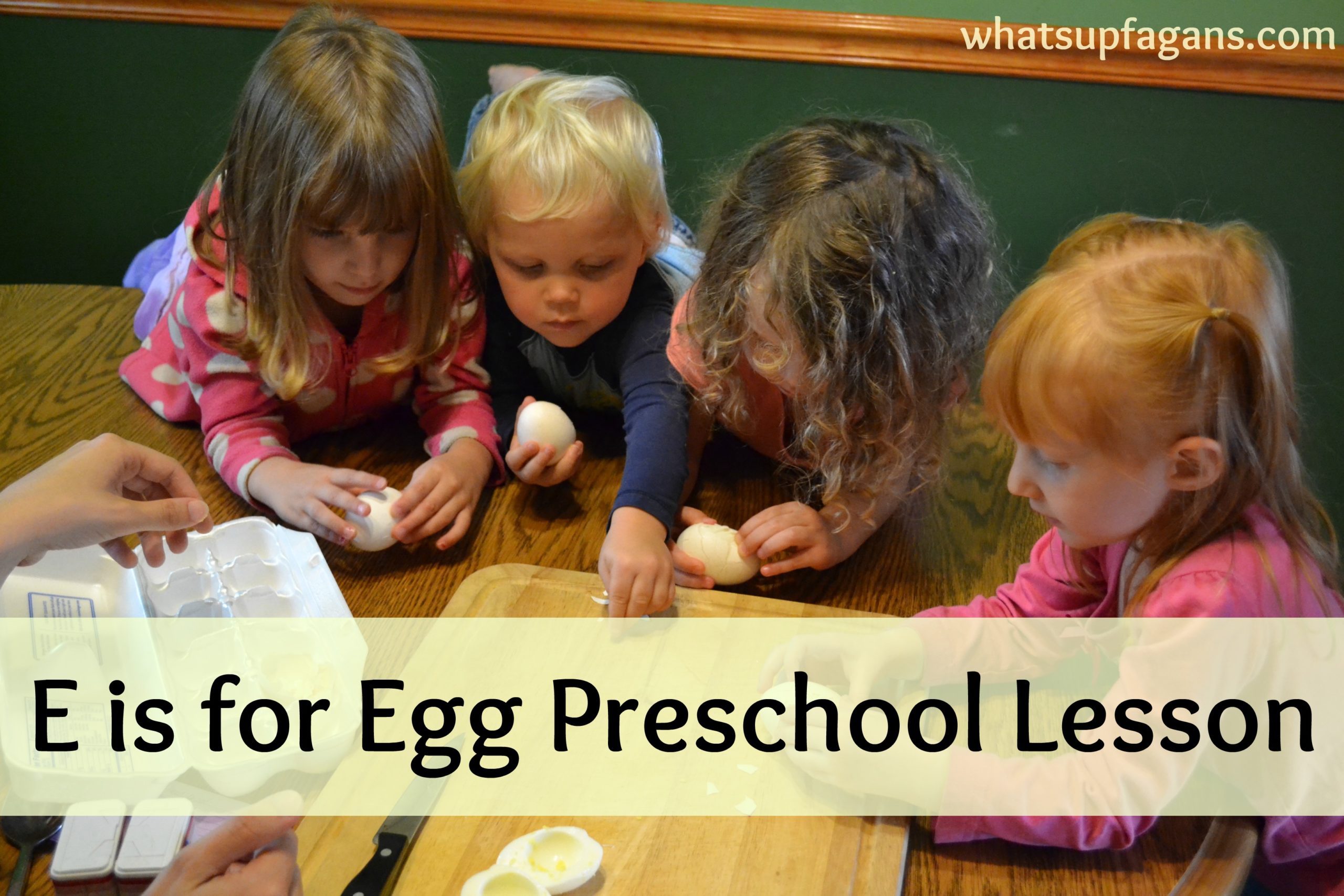 E is for Egg Preschool Lesson