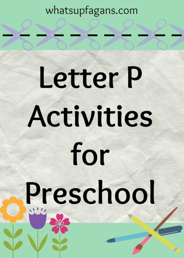 Letter P Activities for Preschool