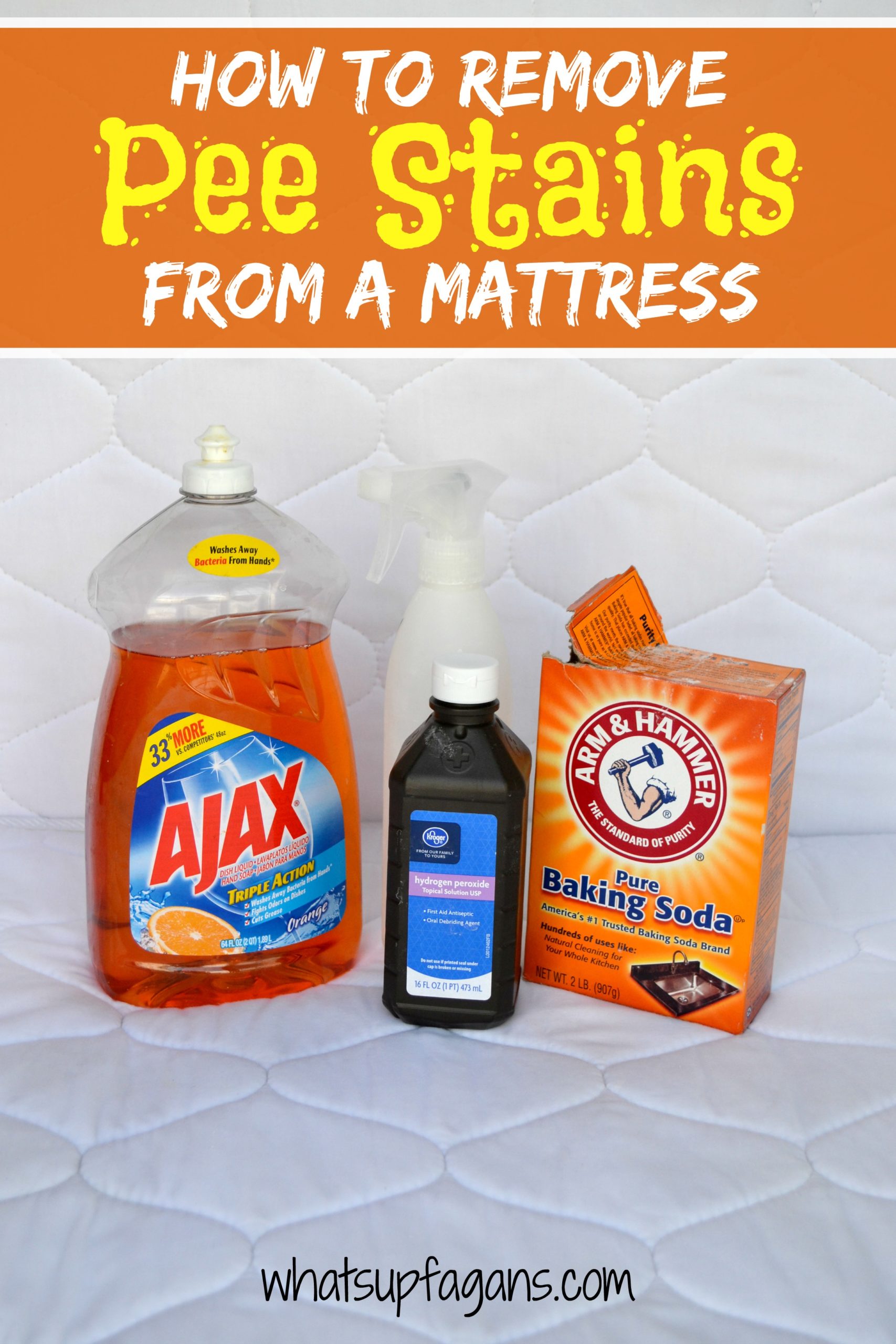 How to Easily Remove Old Pee Stain and Smell from a Mattress