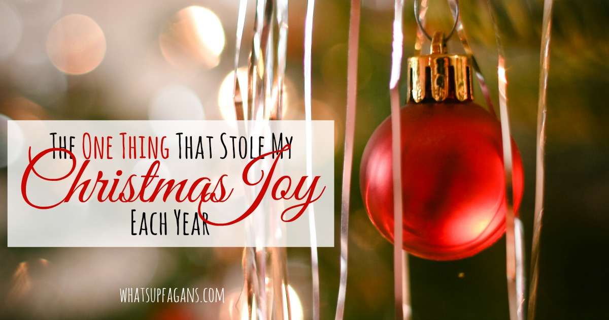 The One Thing That Stole My Christmas Joy Each Year