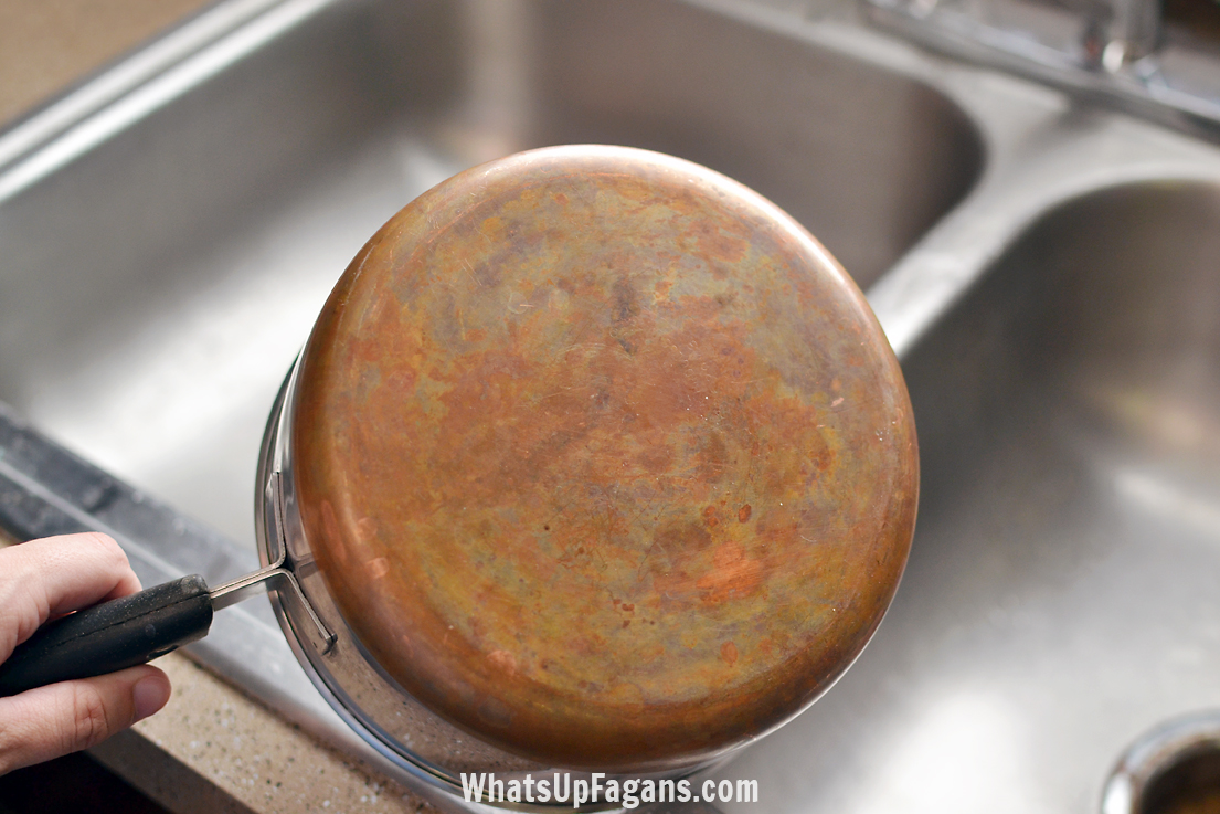 The Weird But Effective Trick for Cleaning a Copper Pot!