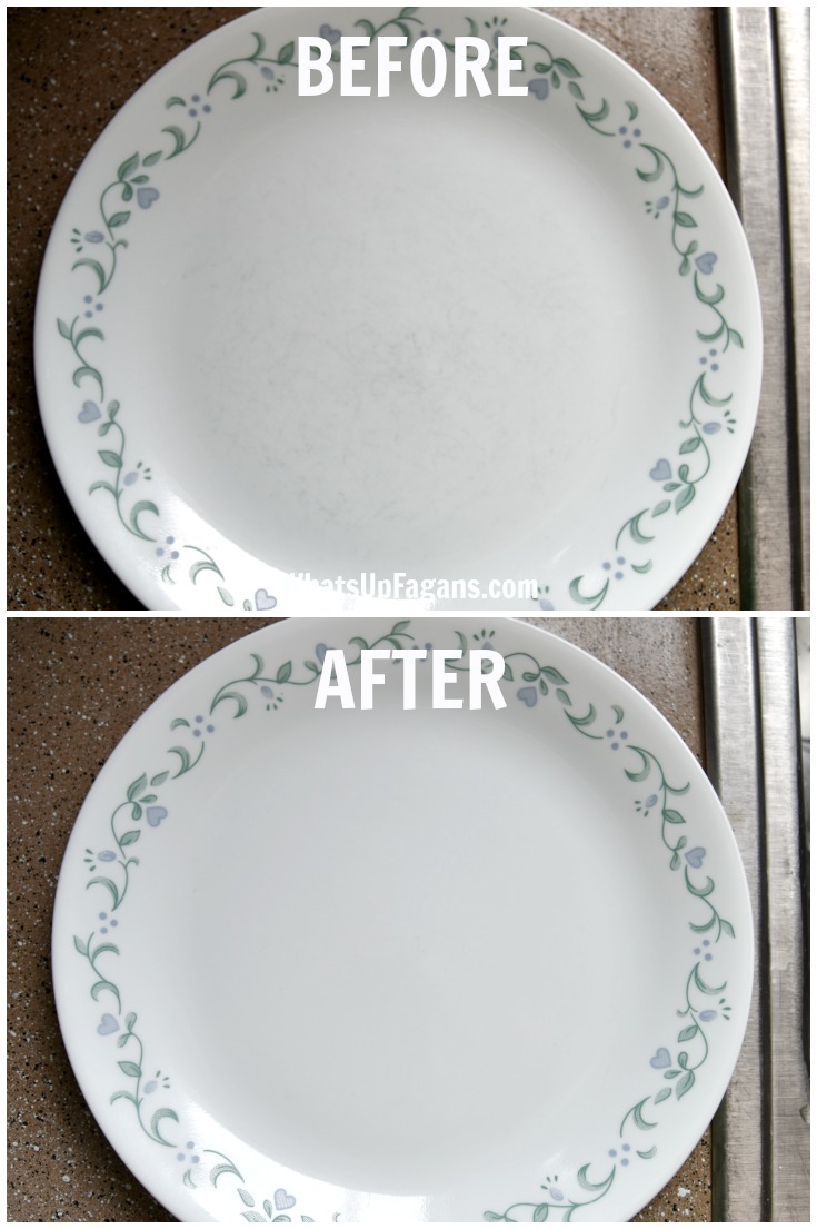 How to Remove Scratches from Dinnerware Tutorial