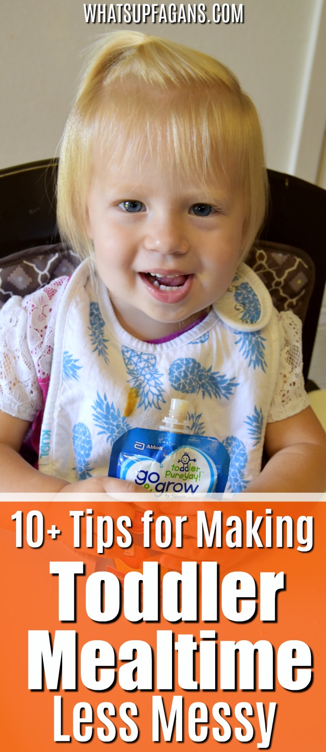 How to Keep Messy Eating Toddlers' Messes to a Minimum