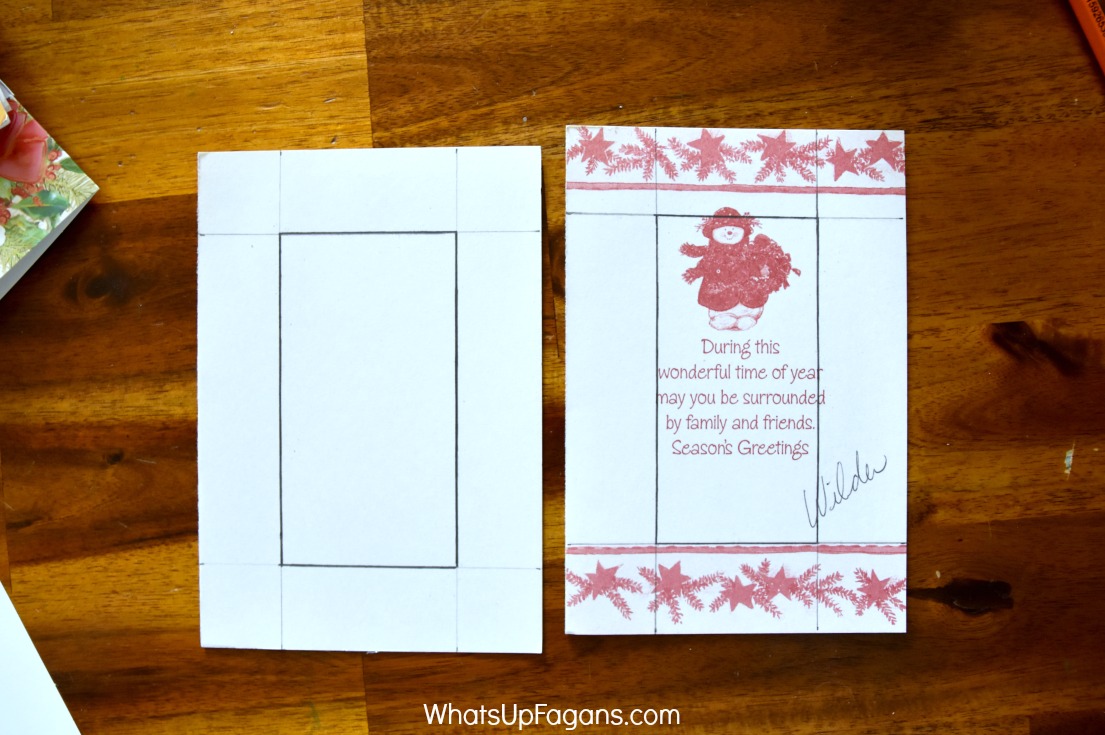 How to Make Small Christmas Gift Boxes from Christmas Cards