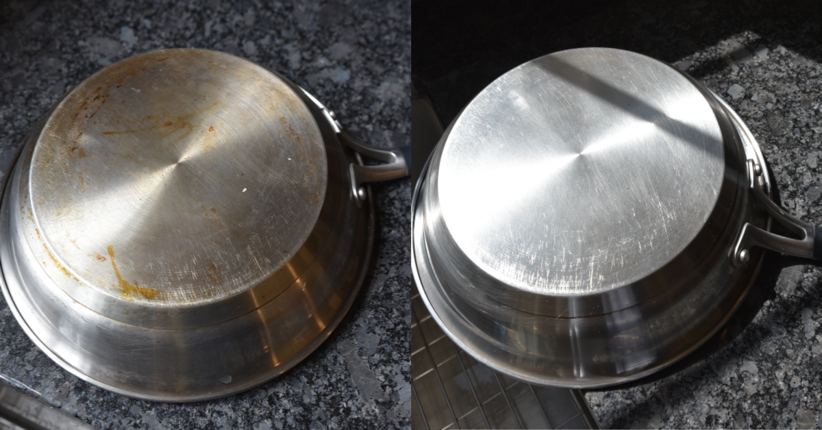 How to Clean Stainless Steel Pans - BEST Method