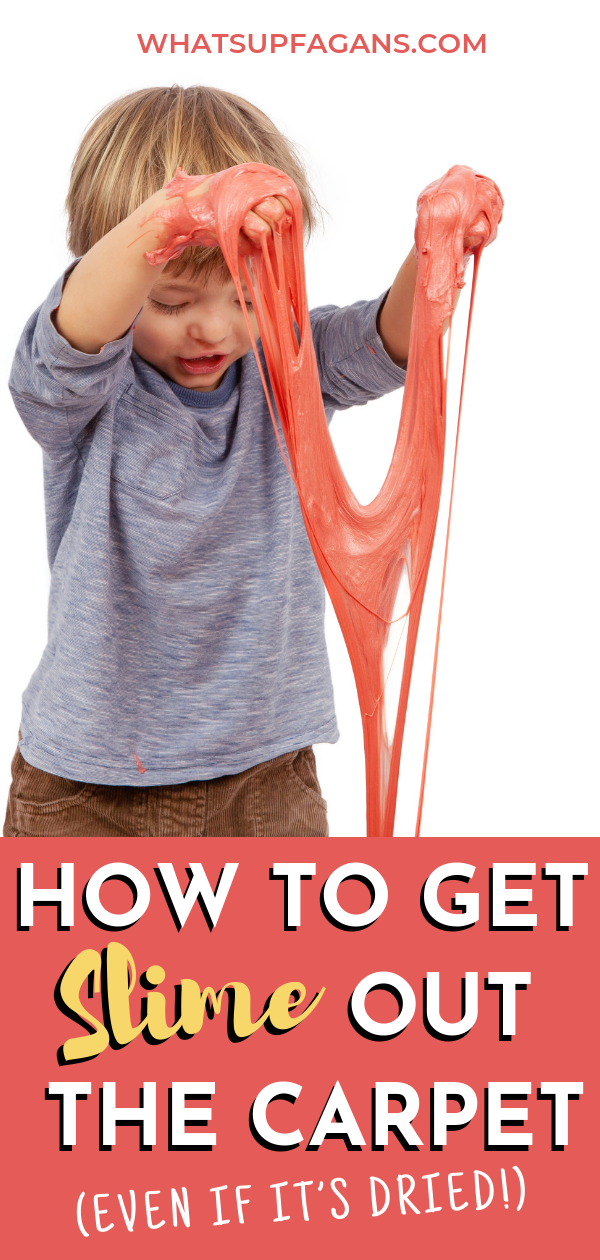 Don't Freak Out! Here's How to Get Even Dried Slime Out of Carpet