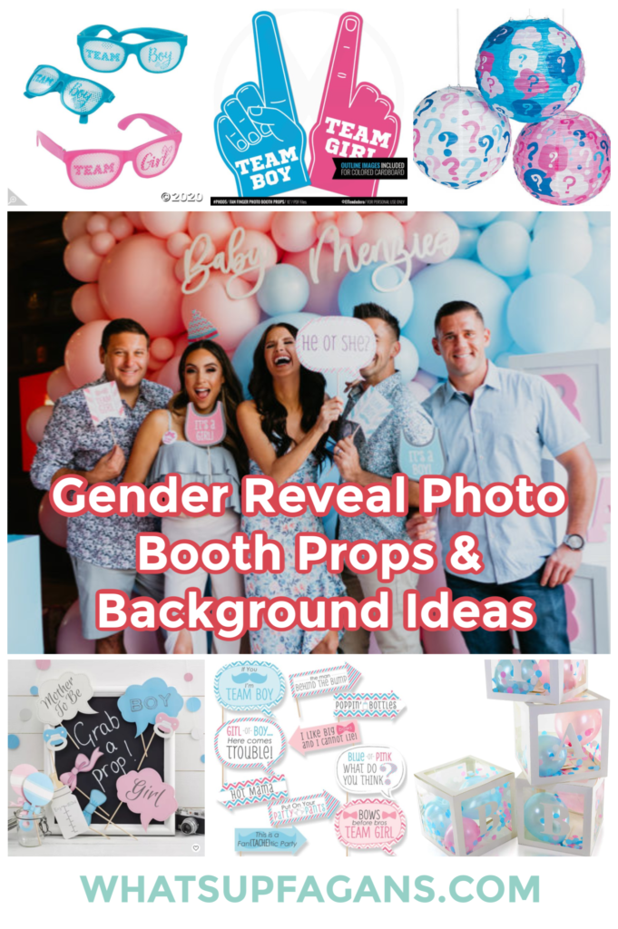 Prop and Backdrop Ideas for Your Gender Reveal Photo Booth